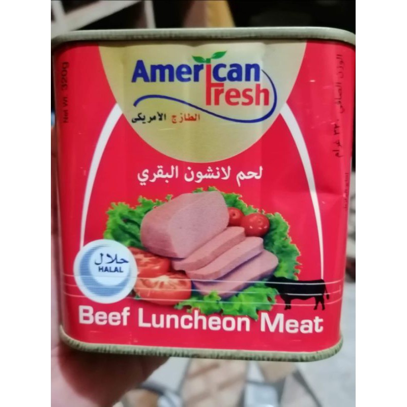 American Fresh Chicken/ Beef Luncheon Meat 320g (Halal Food) | Shopee ...