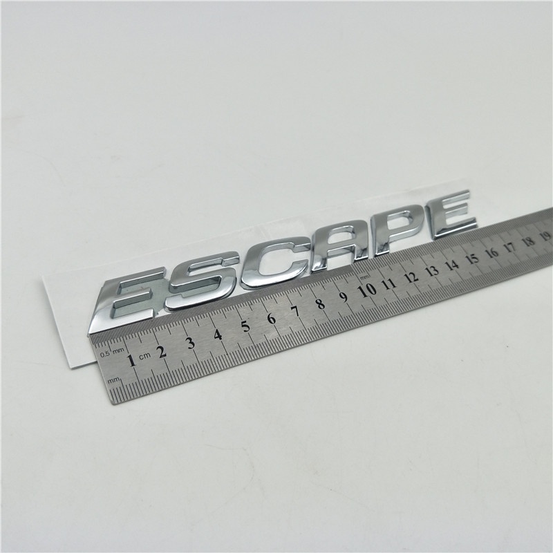For Ford Escape Emblem Rear Trunk Letters Badge Decal Tailgate Logo ...
