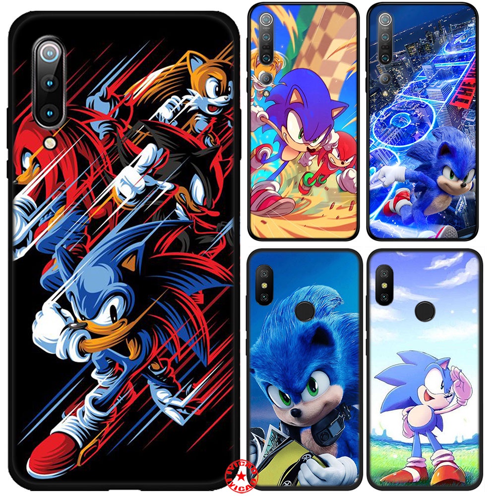 TE85 Sonic the Hedgehog Cartoon Soft Case for Xiaomi Redmi Note 9 Pro ...