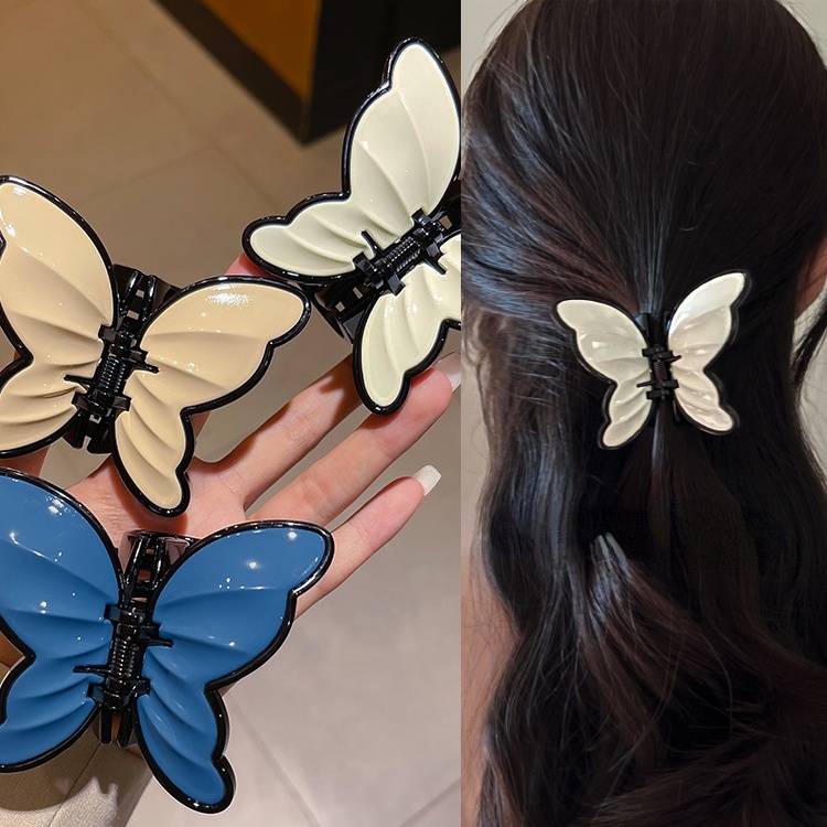 Super Fairy Butterfly Hairpin Back Head Grab Clip Headdress BIG Hairpin ...