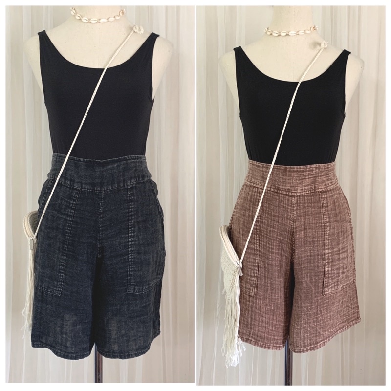 Two Layers Of Salu Shorts Bleached Soft And Fluffy Fabric. | Shopee ...