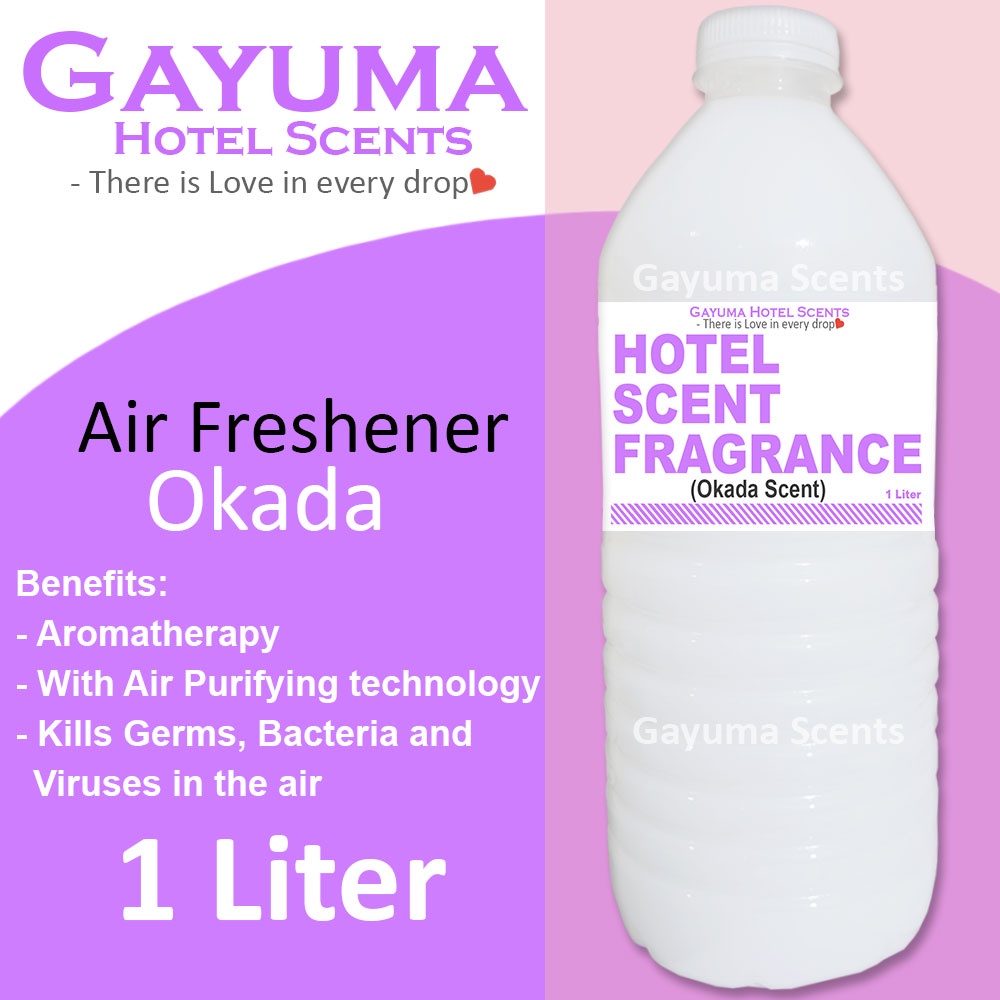 Gayuma OKADA 1 Liter Premium Hotel Scents for Humidifier Diffuser ...