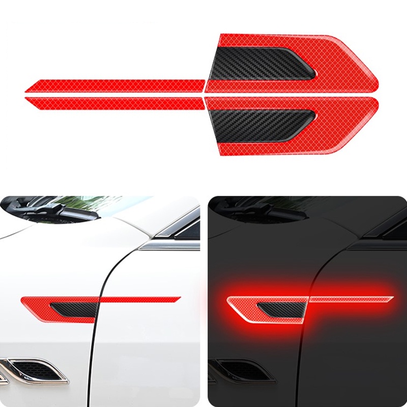 Auto Reflective Stickers Warning Reflector Stickers Car Bumper ...