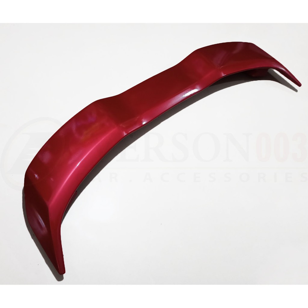 Metallic Mica Red Spoiler with Brakelight for Sedan Cars | Shopee ...