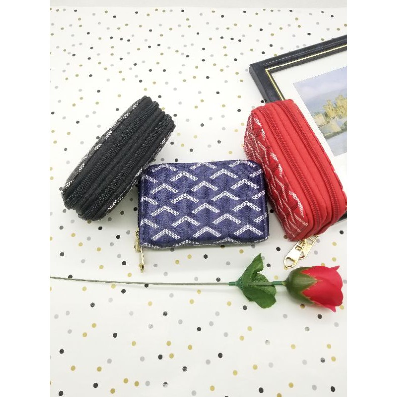 lds fashion forever young double zipper card wallet # | Shopee Philippines