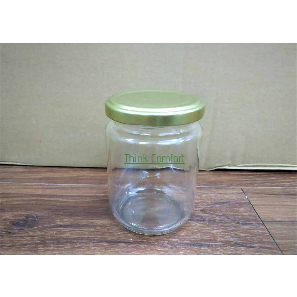 (20 Pcs) 220ml Round Glass Jar Mini Bottle Airtight Storage Container ...