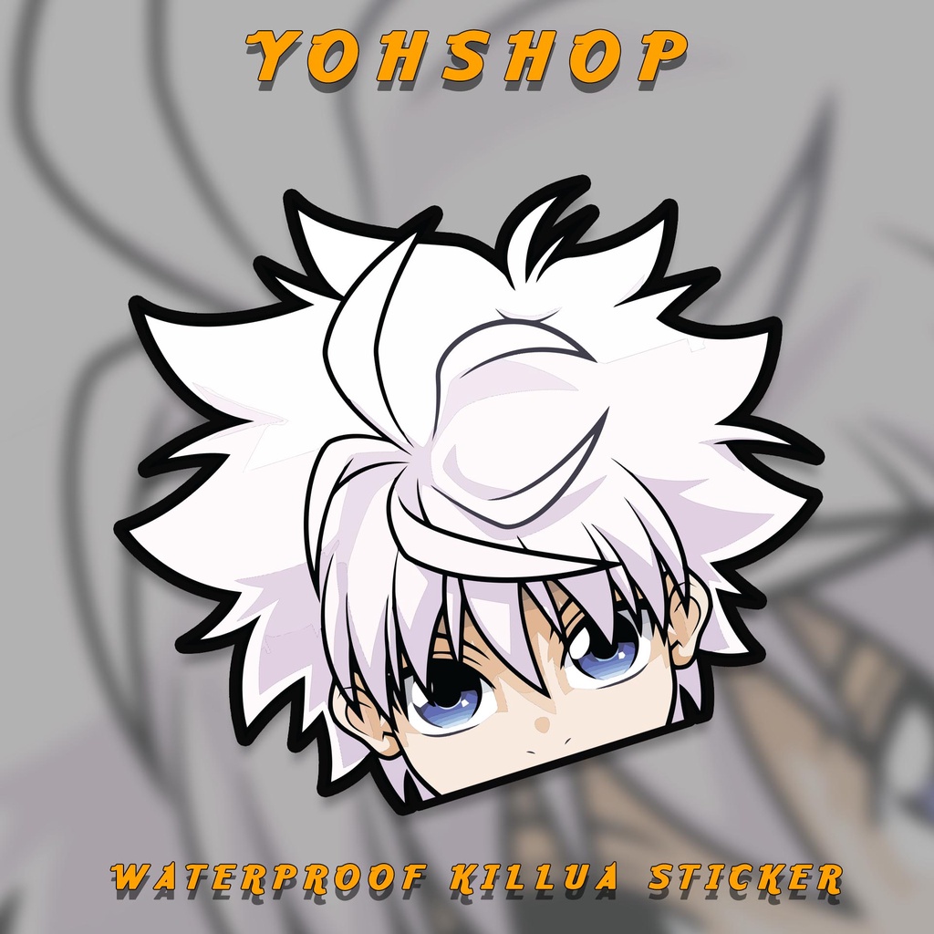 Hunter X Hunter Decal Killua Sticker Killua Decal Waterproof Style Peekers Peeking 3