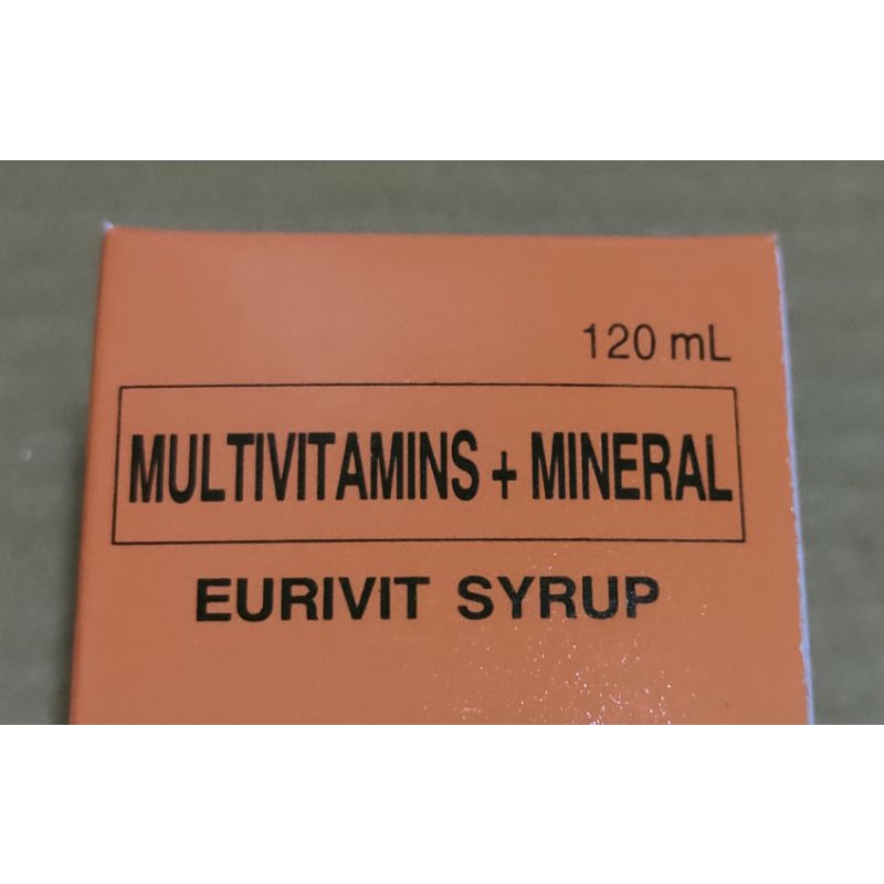 Eurivit Multivitamins Syrup 60ml, 120ml & 250ml | Shopee Philippines