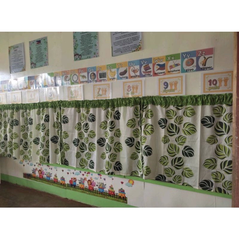 "KurtinaPh" BlackBoard/Chalkboard Curtain/School Curtain | Shopee ...