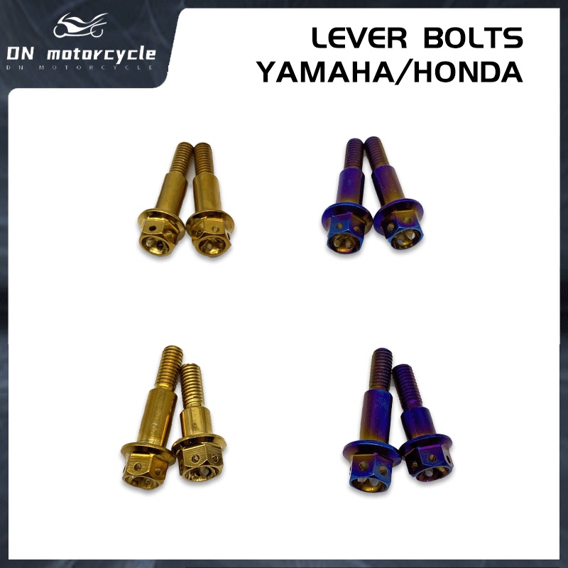 Motorcycle Titanium Lever Bolts Flower Type 1pair yamaha/honda | Shopee ...