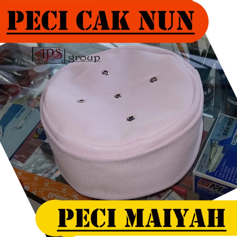 PUTIH Maiyah Peci Plain White nun cak | Shopee Philippines