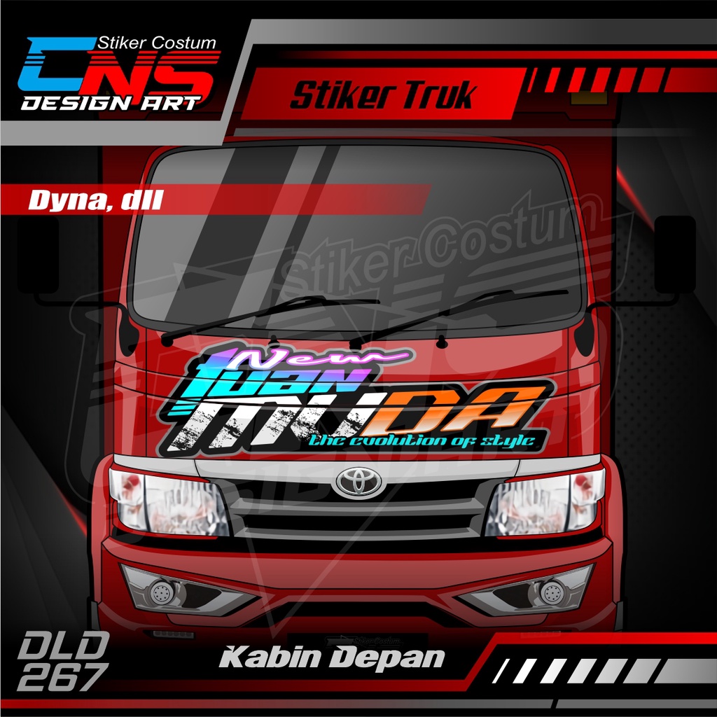 Toyota DYNA Truck Front Cabin Stickers, Etc. NEW Young Masters Can ...