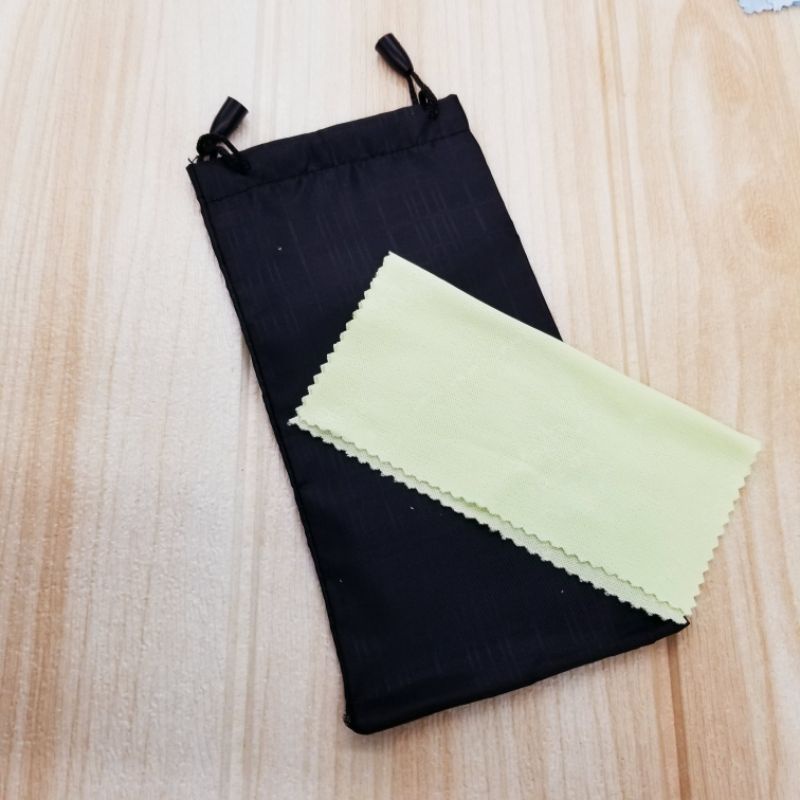 eyeglass pouch with wiper, reading glass pouch with wiper | Shopee ...