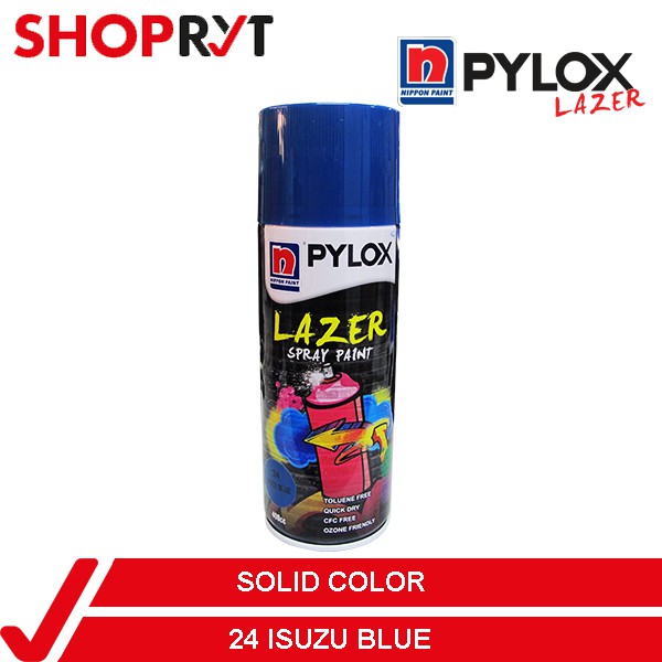 Pylox Laser Spray Paint Solid Color 400cc 400ml | Shopee Philippines