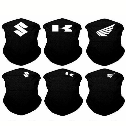 Riders Half Face/Tube Mask & Head/Neck Shield & Dust Protector Honda ...