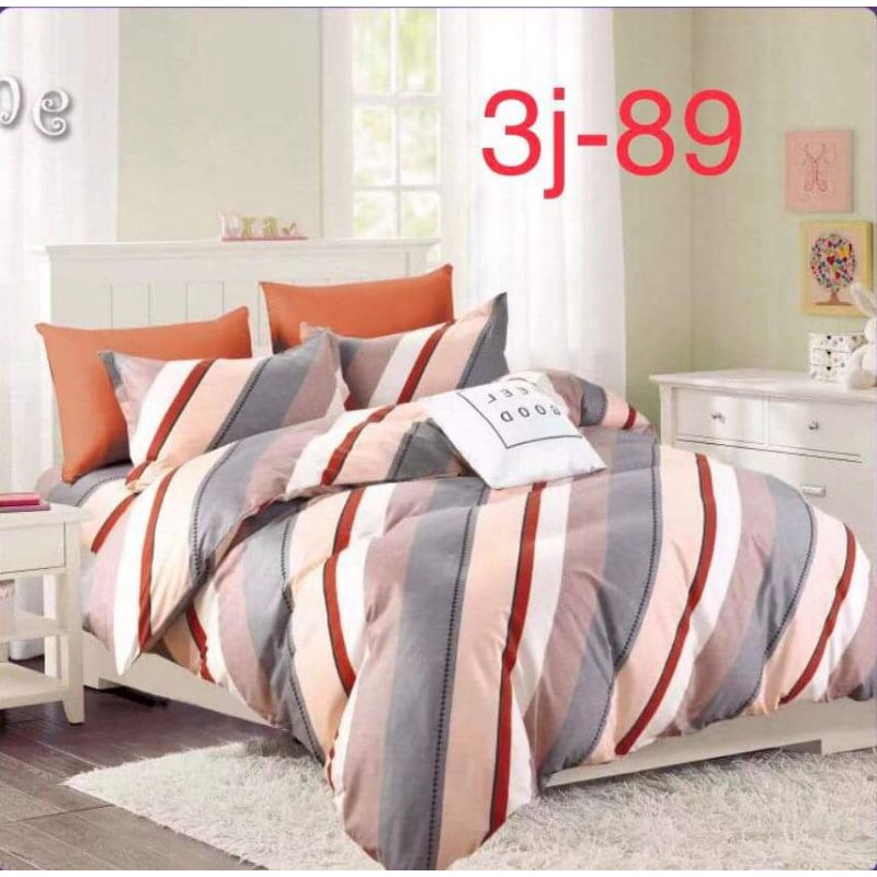 3in1 Double size cotton bedsheets set premium quality | Shopee Philippines