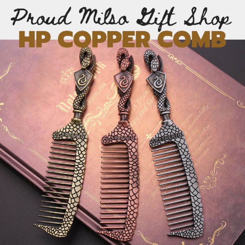 proud milso gift shop: HARRY POTTER Retro Copper Comb | Shopee Philippines