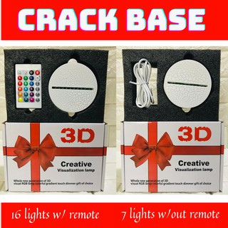 DISNEY CHARACTERS Designs Acrylic 3D Illusion LED Night Lamp | Shopee ...