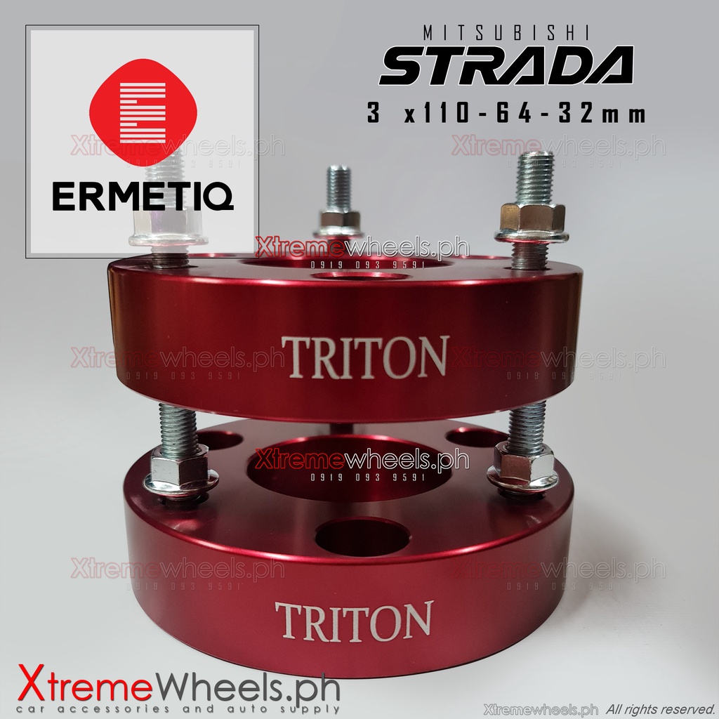 2pcs Strada / Montero 2008 to 2025 ( 32MM ) COIL SPACER / FRONT ...