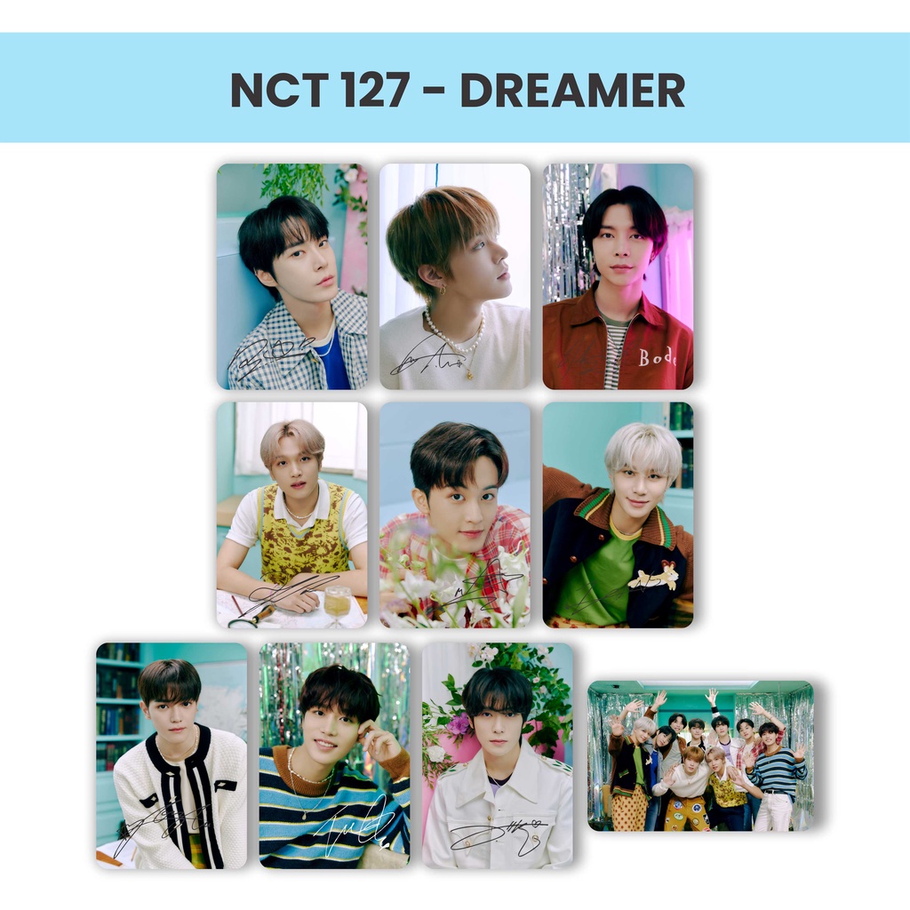 Kpop NCT 127 Photocard Sticker (Signature All Member) | Shopee Philippines