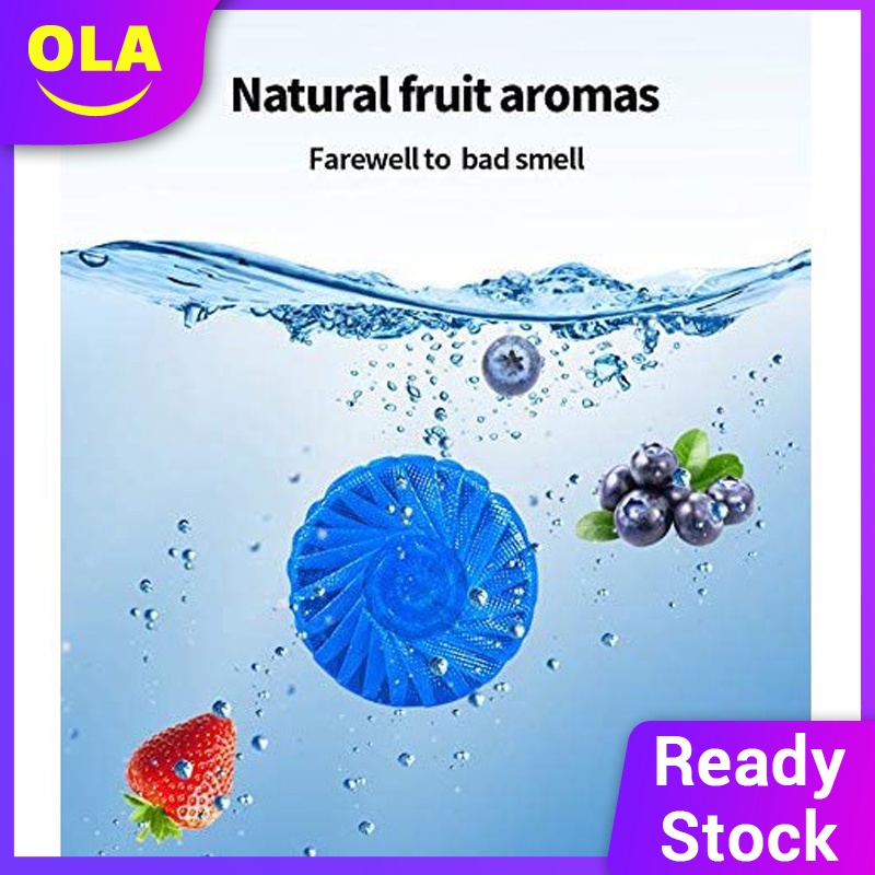 OLA Solid Toilet Cleaner Automatic Blue Ball Cleaning Toilet Expert ...