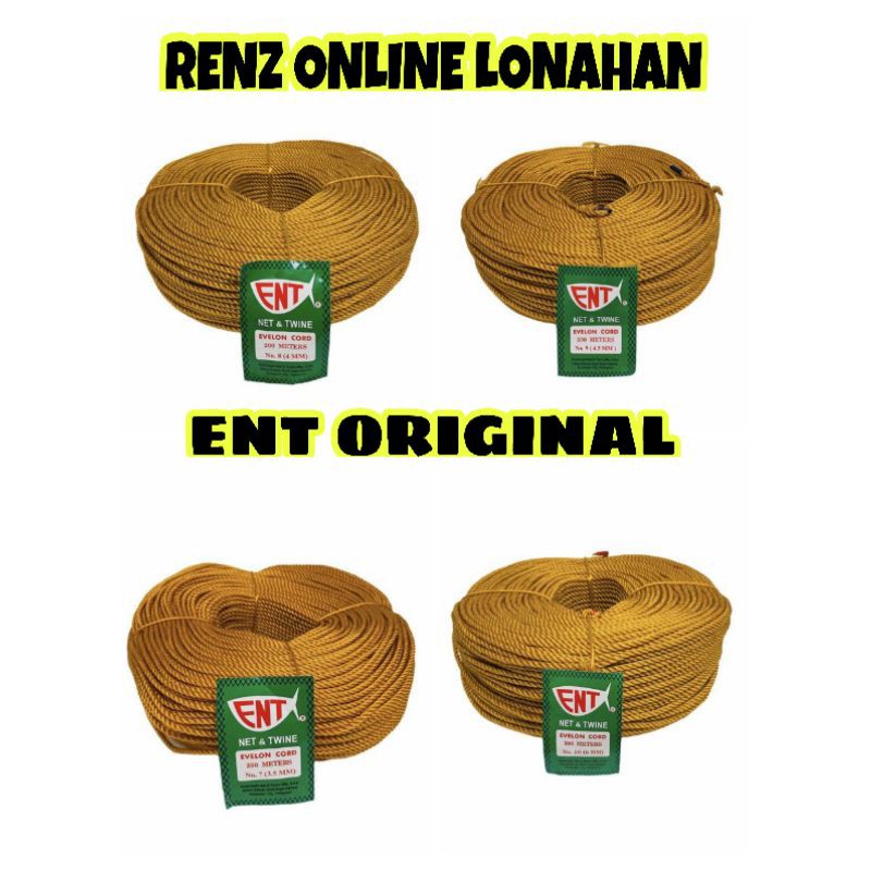 ENT ORIGINAL ROPE #6 #7 #8 #9 #10 LUBID NYLON ROPE POLYETHYLENE ROPE ...