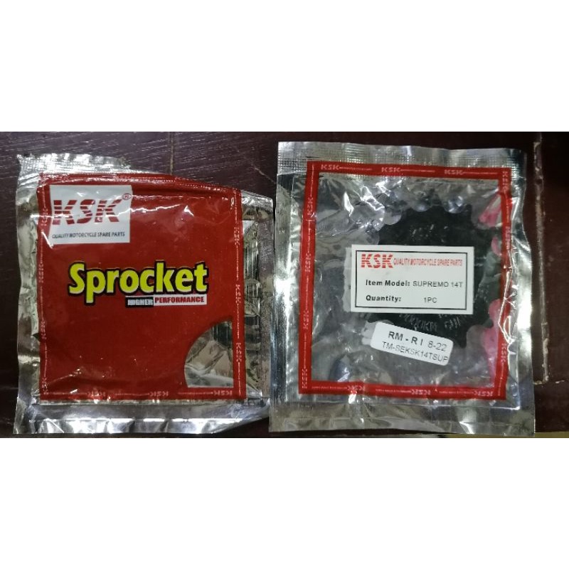 14T 428 15T 428 ENGINE SPROCKET TMX SUPREMO/XR150/CRF150/CBR150/RS150 ...