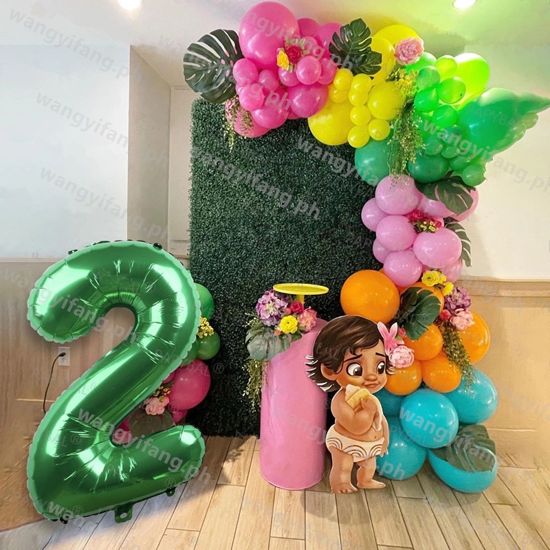 Disney Moana Balloons Garland Arch Kit 32" Number Foil Balloons For ...