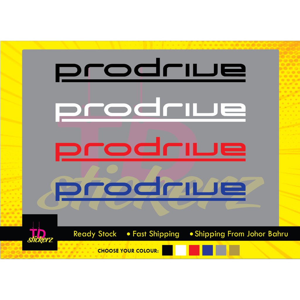 PRODRIVE MOTORSPORT CAR STICKER | Shopee Philippines