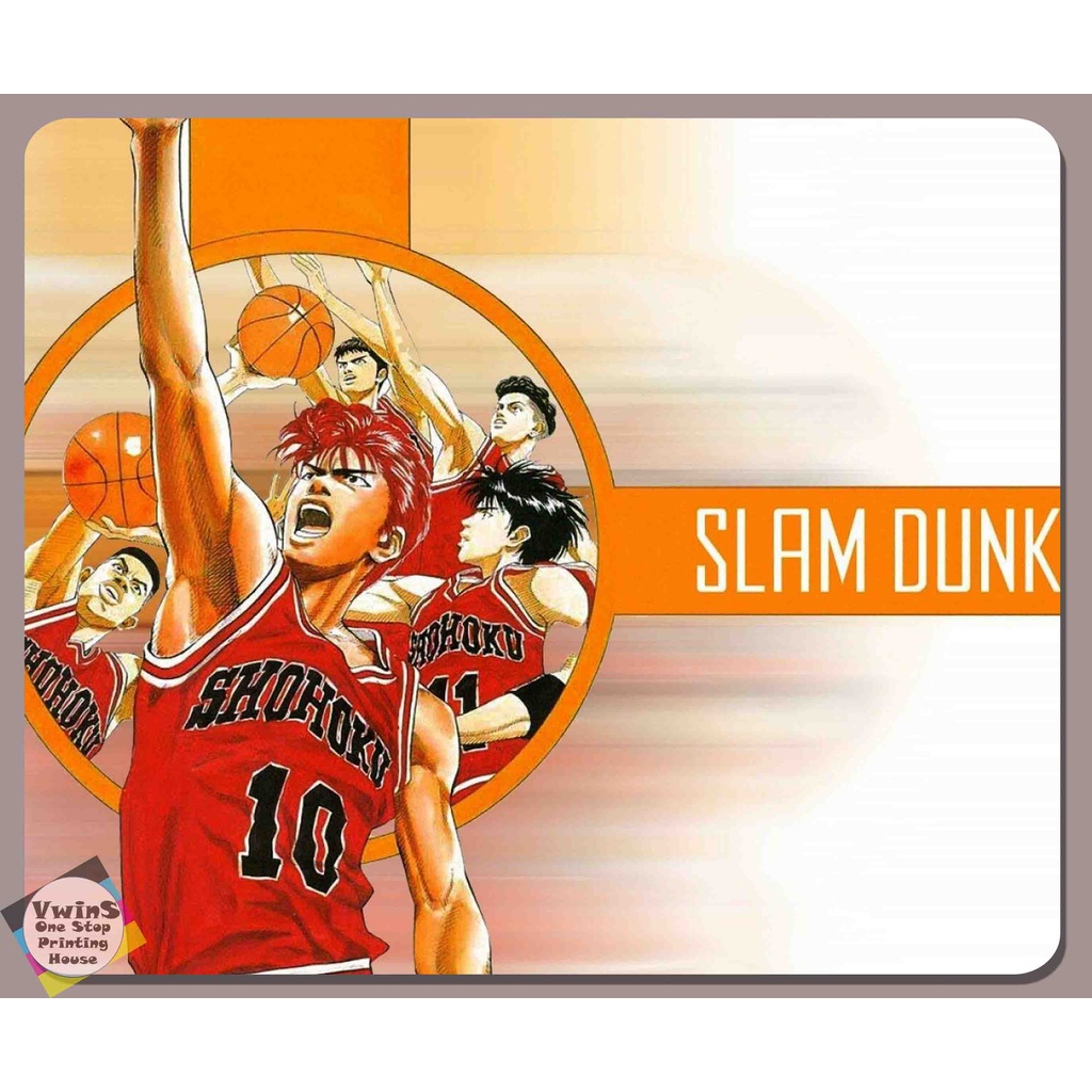 Slam Dunk Design Mouse Pad! Sakuragi, Rukawa, Miyagi, Akagi, Hisashi ...