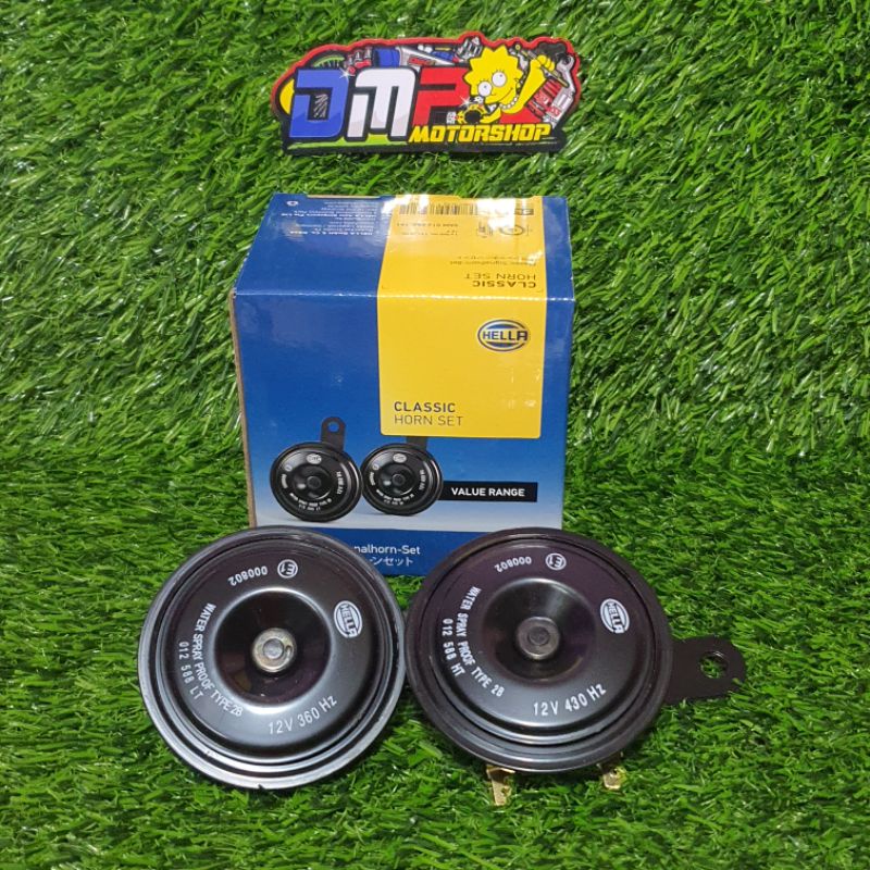 Hella Compact classic Car/Motorcycle Horn 12V Set ORIGINAL | Shopee ...