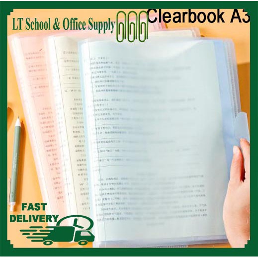 Clearbook / display book A3 30 pockets / 40 Pockets Non-refillable ...