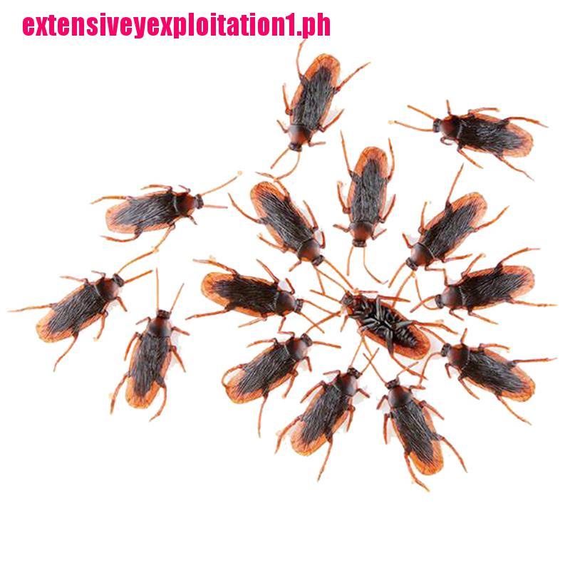 【EPPH】10Pcs/lot simulation fake rubber cockroach funny toy special ...
