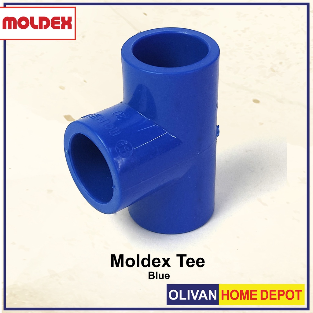 MOLDEX Blue Fittings PVC Tee Potable Water Piping System 2 inches ...