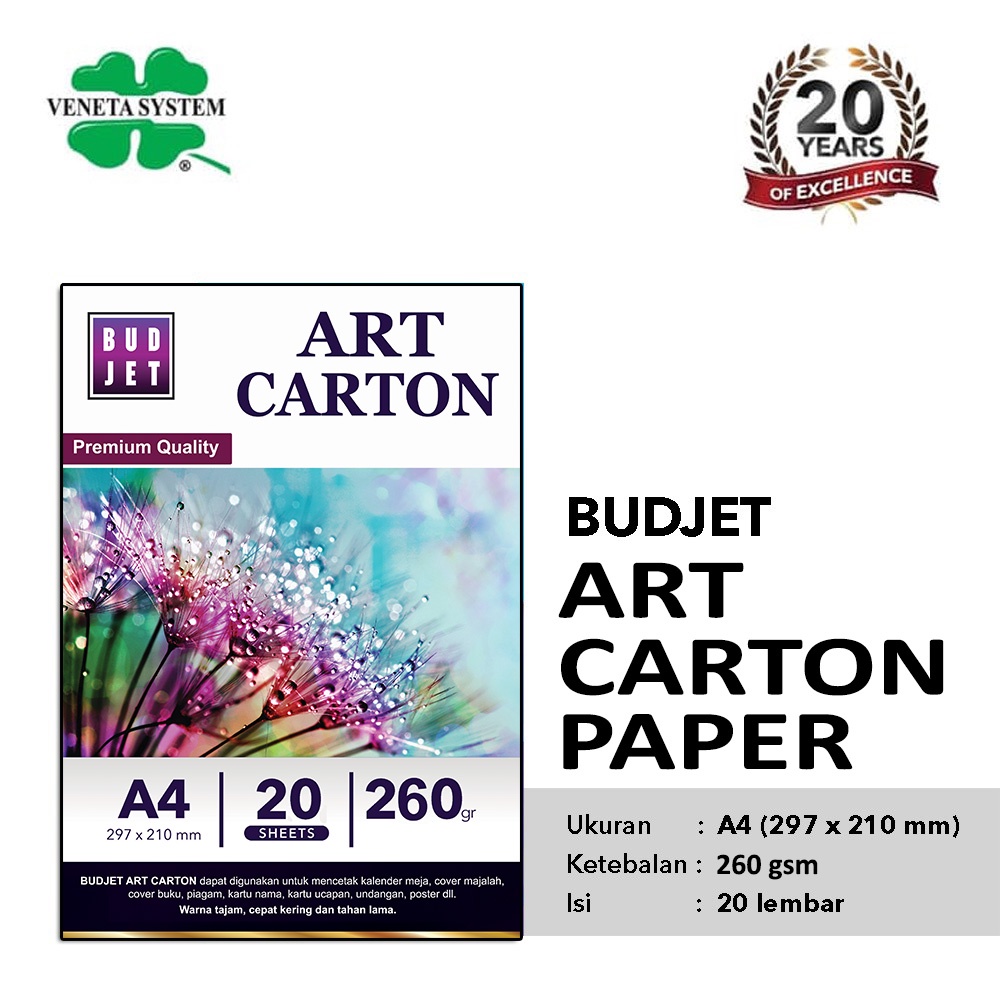 Art Paper Cartoon Carton 260 gsm / A4 Cardboard Art Paper / Cardboard ...