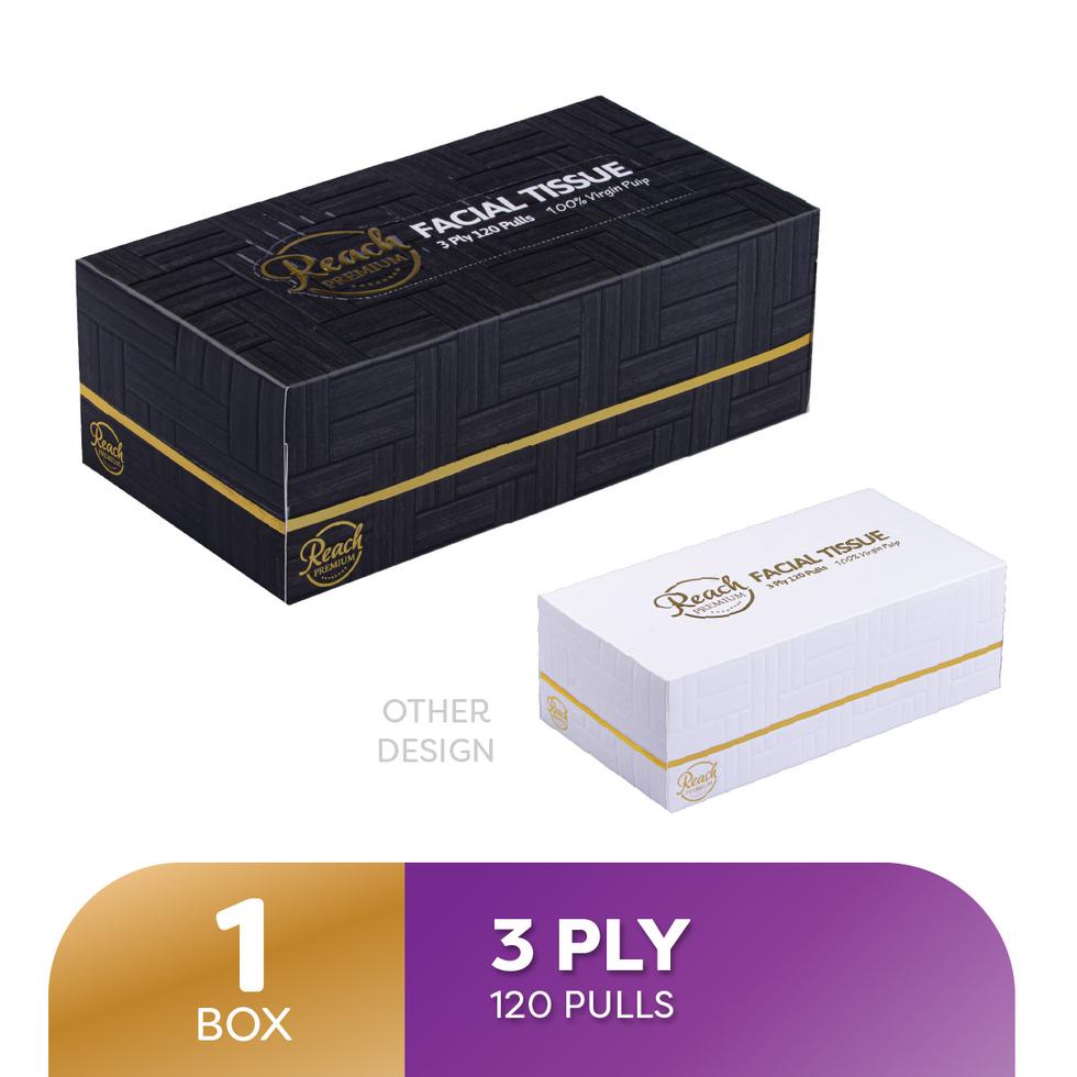 Reach Facial Tissue Premium Box 3Ply 120 Pull | Shopee Philippines