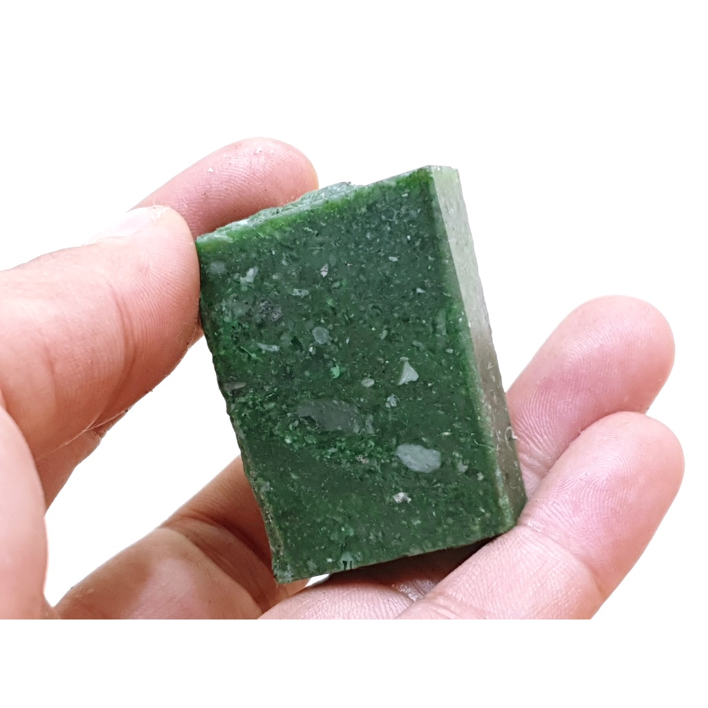 HIJAU RAW JADE GREEN JADE MATERIAL CODE2915 | Shopee Philippines