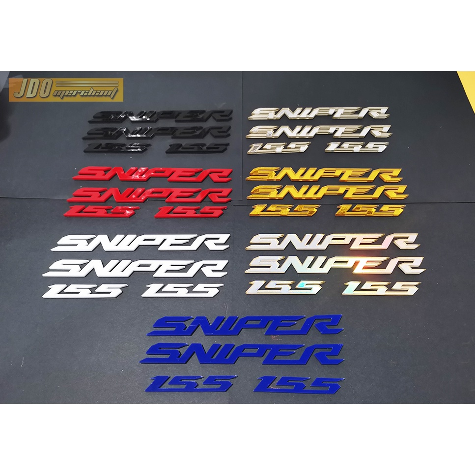 Yamaha Sniper155 EMBLEM (Pair) free keylace | Shopee Philippines