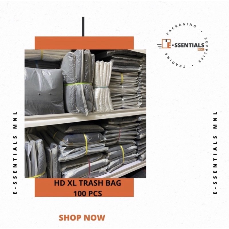 XL Regular Duty Trash bag / Garbage Bag black ( 100pcs) with Invoice ...