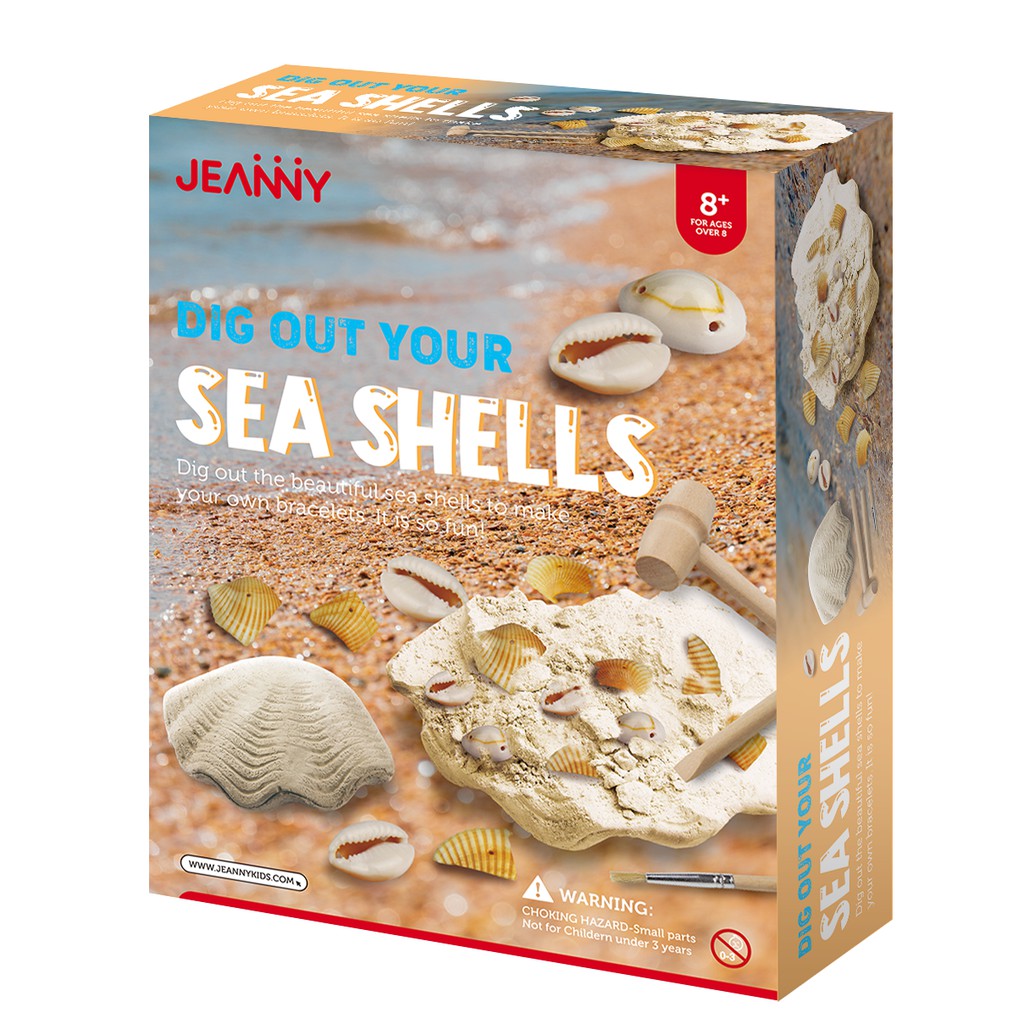 Jeanny Dig Out Your Sea Shells - Excavation Activity Kit by Hands to ...