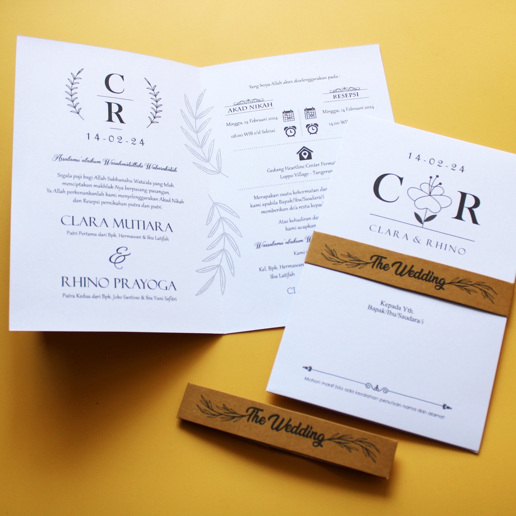 Wedding Invitations/Latest Belt Invitations/Rustic Invitations ...