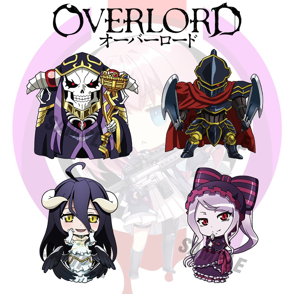 GANTUNGAN Overlord Keychain / Overlord Anime Keychain / Ganci Ainz Ooal ...