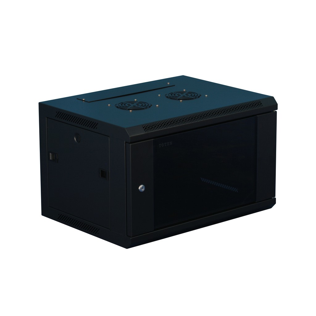 6U 6-Layer Data Cabinet 600x450x1ft With 2pcs Fan / 1pc PDU 6-slot / 1U ...