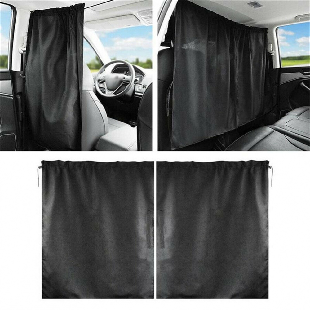 2pcs Car Divider Curtains/Sun Shades Windo w Covers For Privacy Travel ...