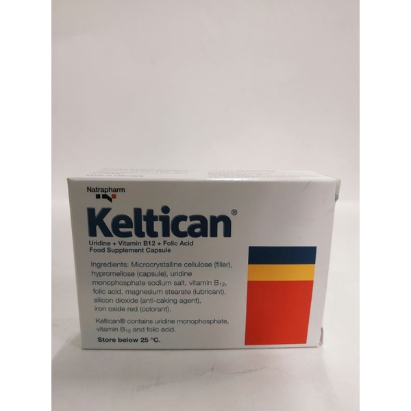 KELTICAN Uridine + Vitamin B12 + Folic Acid Capsule | Shopee Philippines