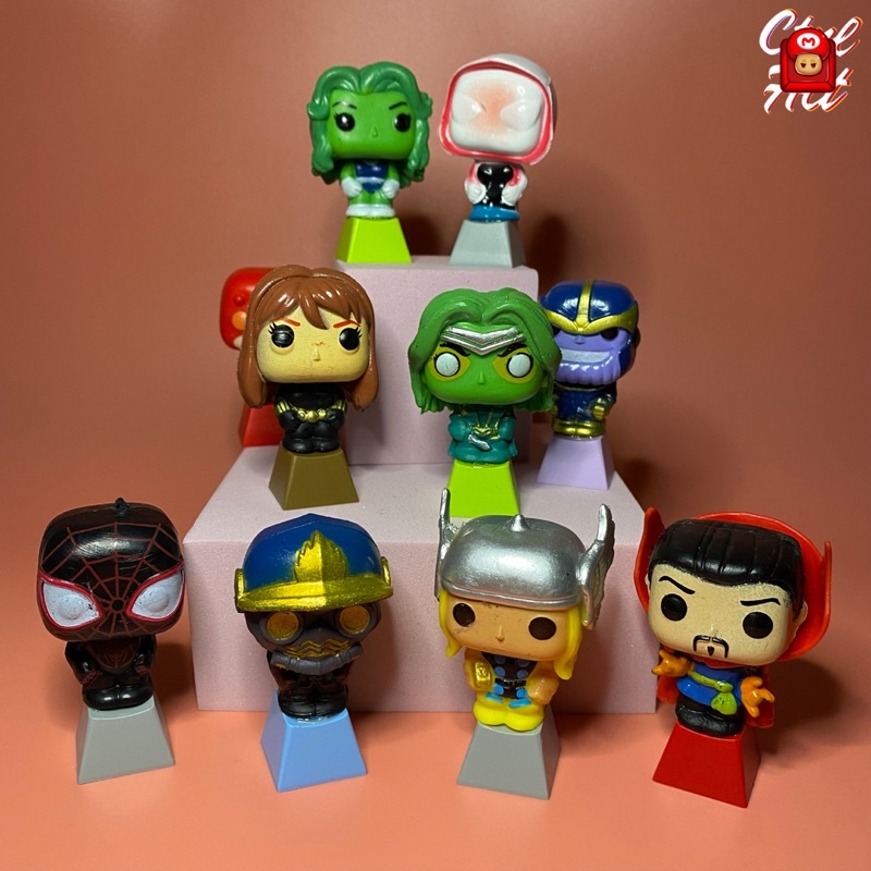 AVENGERS DC FIGURE KEYCAP FOR MECHANICAL KEYBOARD | Shopee Philippines