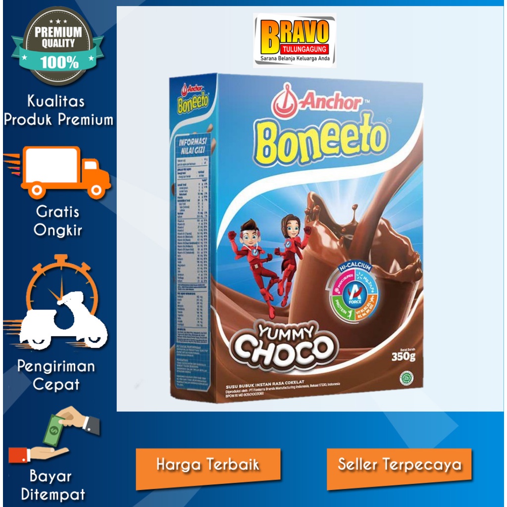 Bravo Supermarket - Boneeto Chocolate Milk Powder 340g | Shopee Philippines