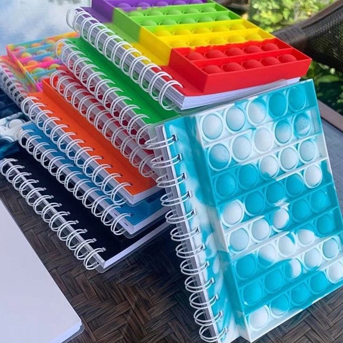 Pop It Fidget Toy bubble Notebook Buku nota bergaris Pop It | Shopee ...