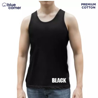 Blue Corner Cotton Sando (BLACK) | Shopee Philippines
