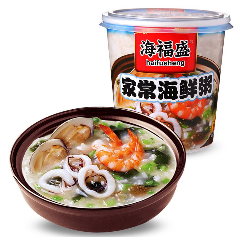Hai Fu Sheng Instant Congee Spareribs Mushroom Flavor 38g | Shopee ...